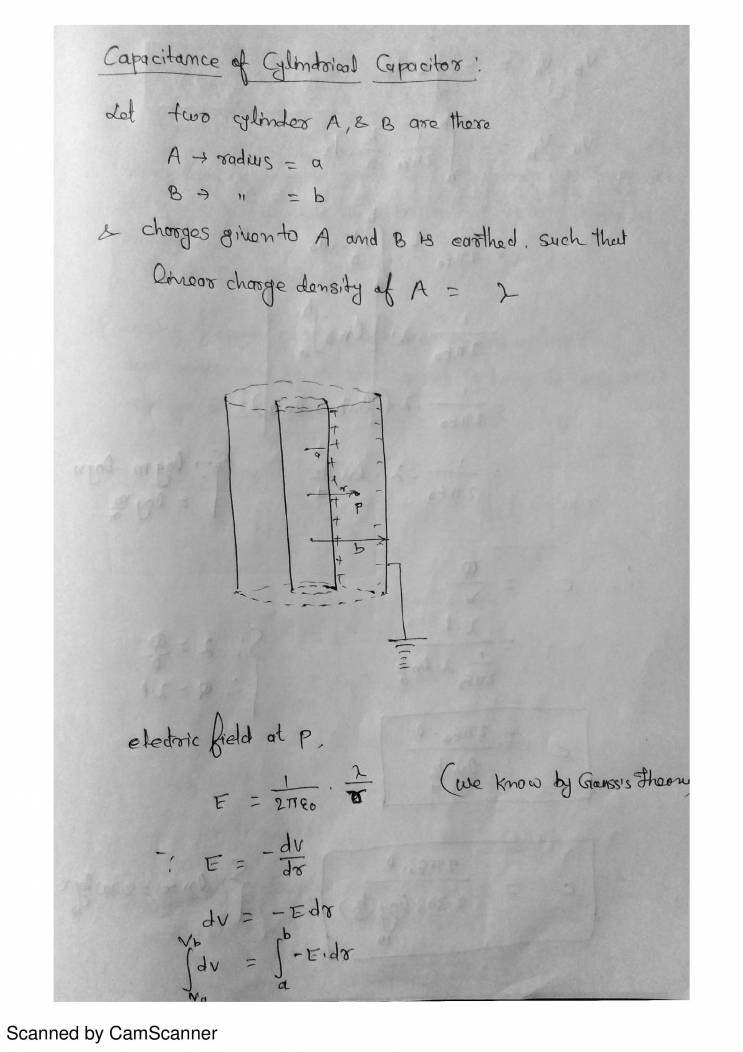 Capacitor - Notes - LearnPick India