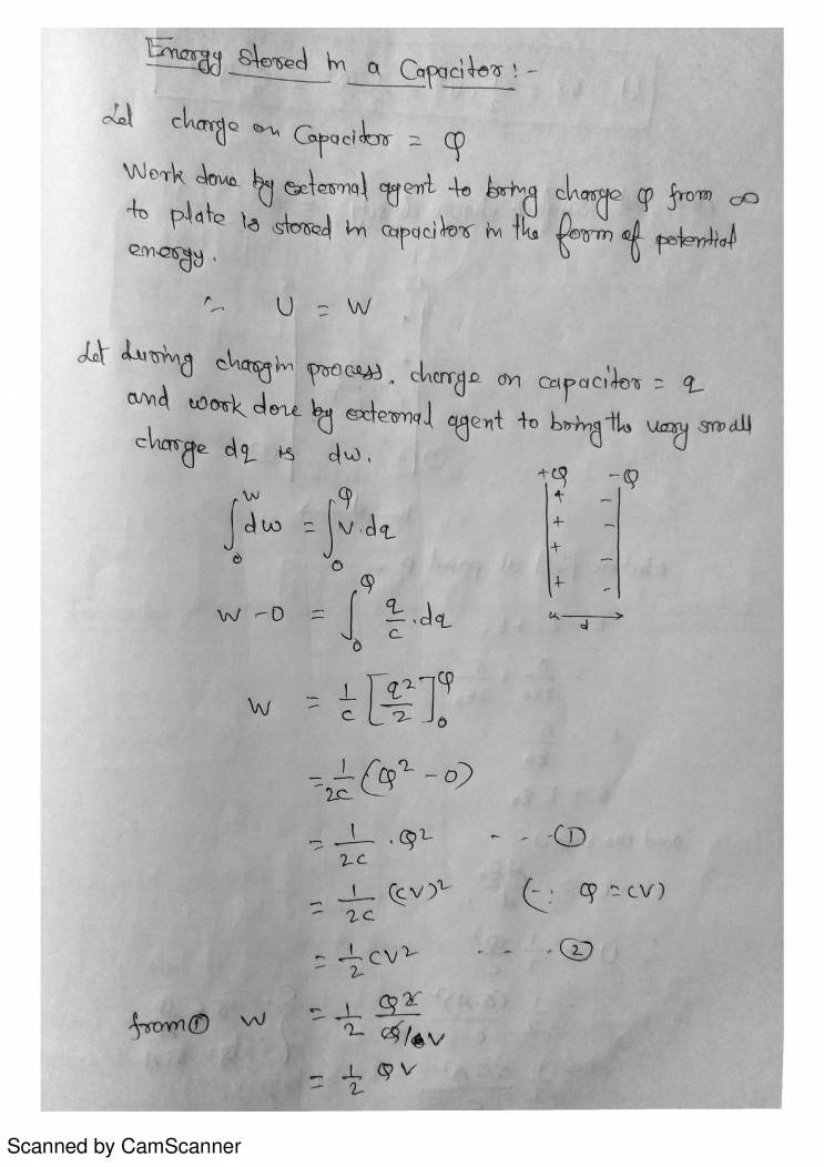 Capacitor - Notes - LearnPick India