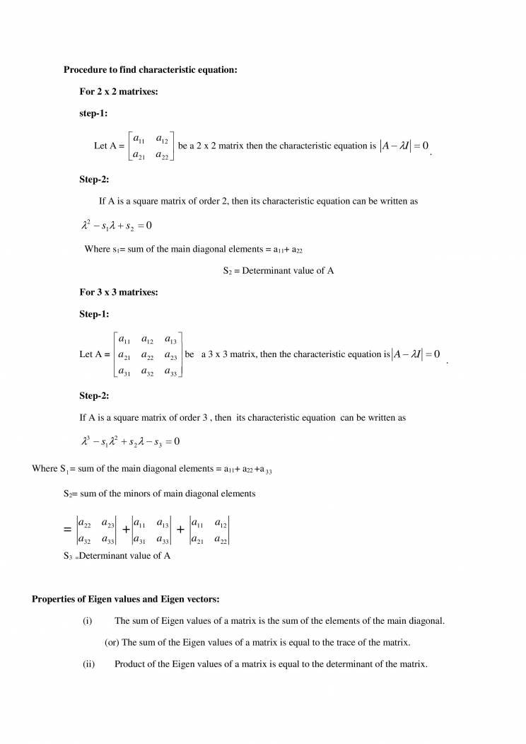 Engineering Mathematics - Notes - LearnPick India
