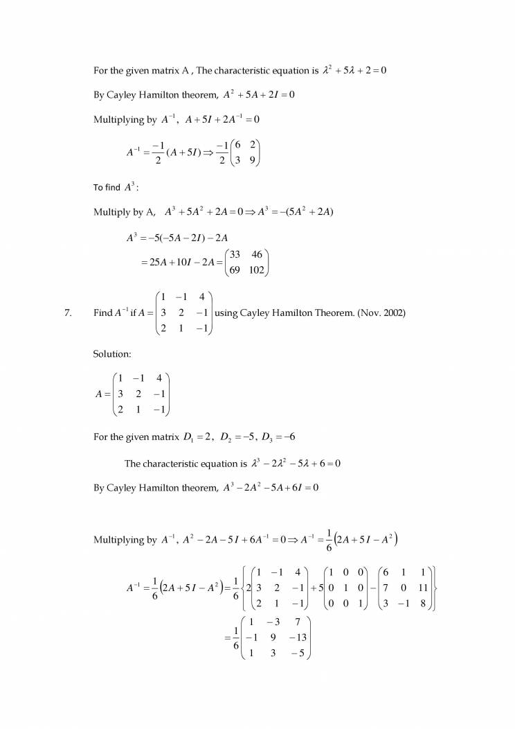 Engineering Mathematics - Notes - LearnPick India
