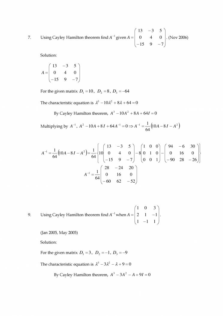 Engineering Mathematics - Notes - LearnPick India