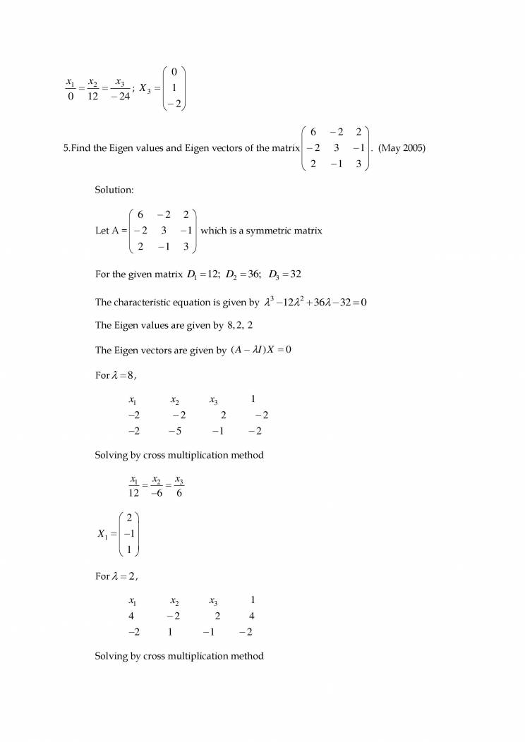 Engineering Mathematics - Notes - LearnPick India