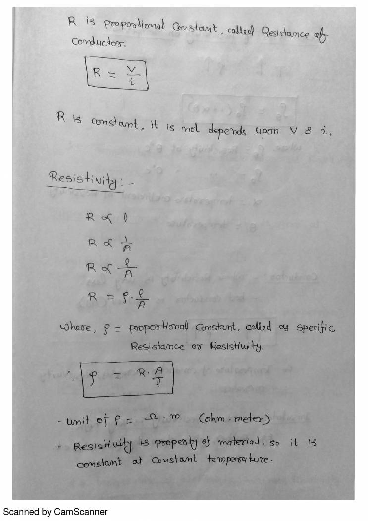 Current Electricity - Notes - LearnPick India