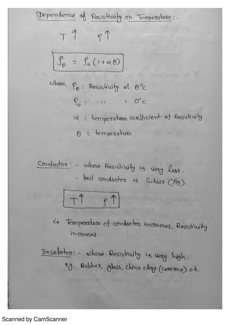 Current Electricity - Notes - LearnPick India