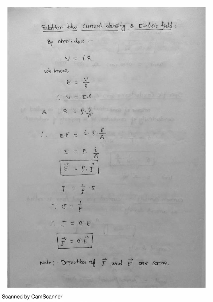 Current Electricity - Notes - LearnPick India