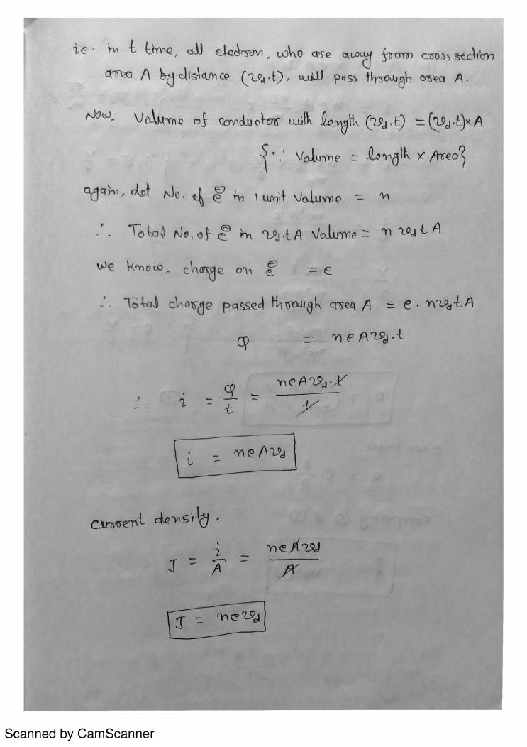 Current Electricity - Notes - LearnPick India