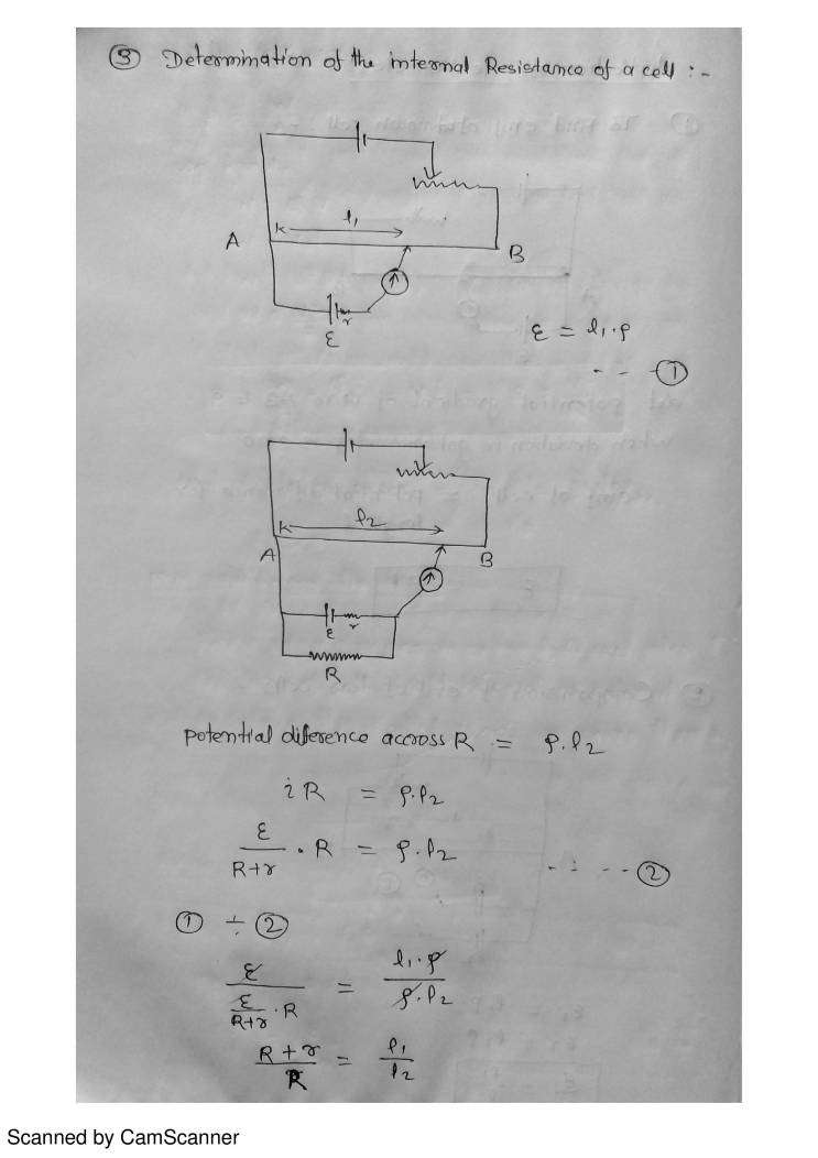 Current Electricity - Notes - LearnPick India