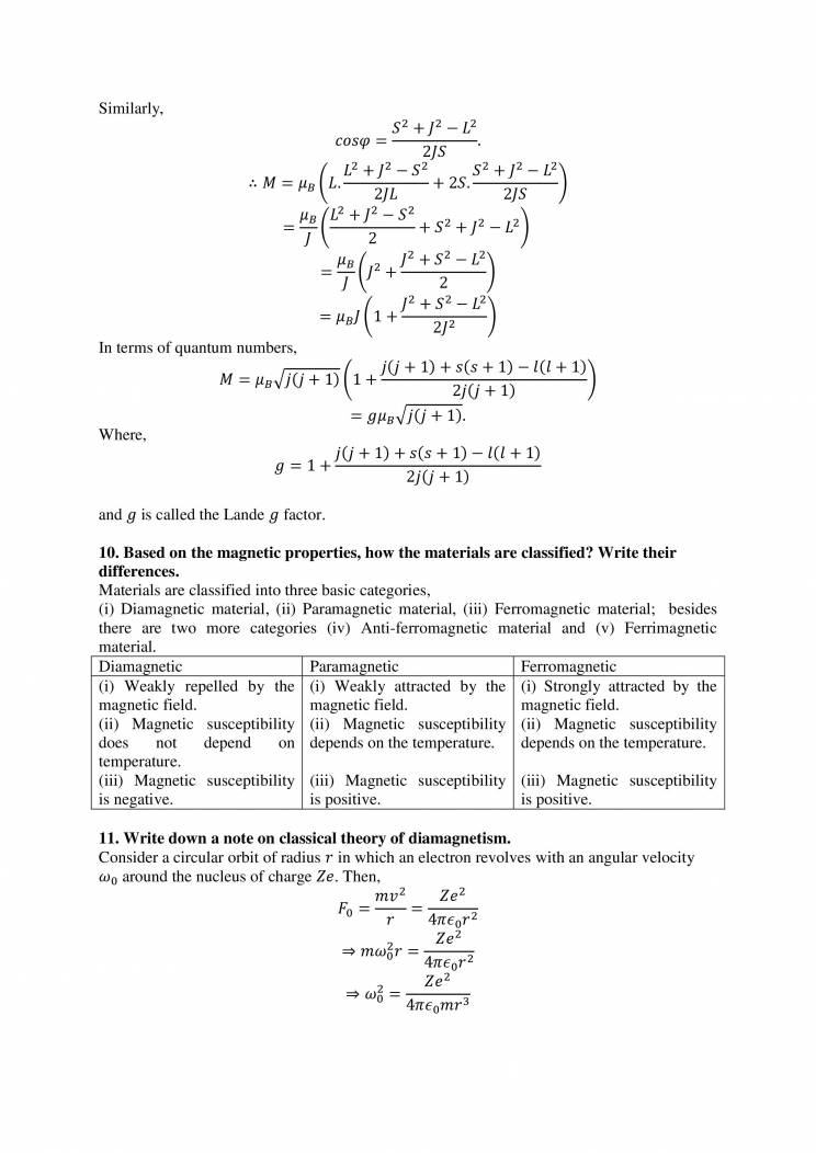 Magnetism - Notes - LearnPick India