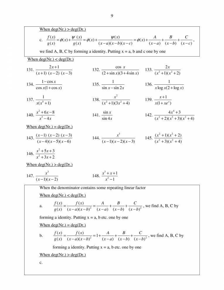 Integration (Calculus) - Notes - LearnPick India