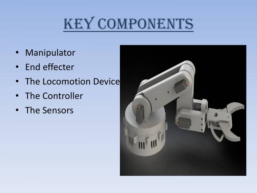 Introduction To Robotics - PowerPoint Slides - LearnPick India