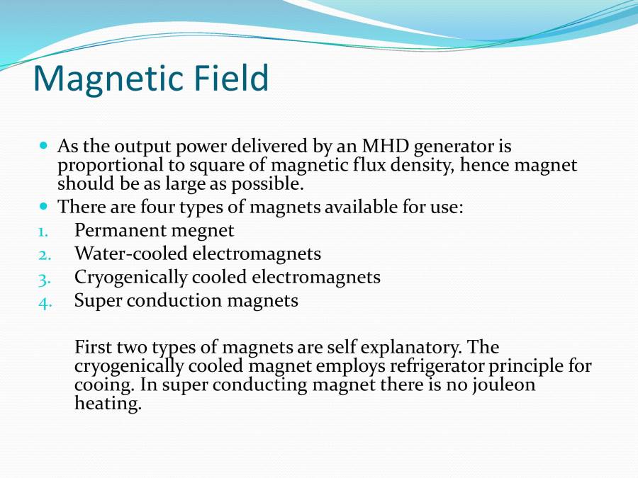 Magneto Hydro Dynamics - PowerPoint Slides - LearnPick India