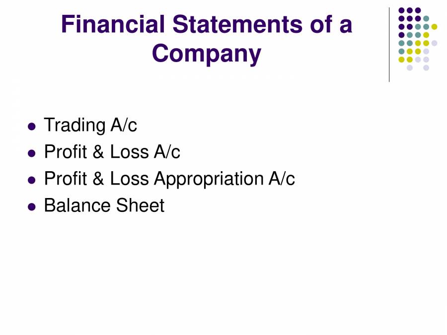 Corporate Final Accounts - PowerPoint Slides - LearnPick India