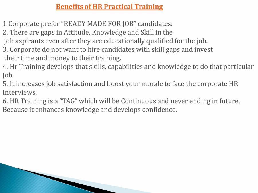 HR Practical Training - PowerPoint Slides - LearnPick India