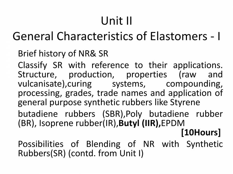 Chemical Structure Of Butyl Rubber at Donna Hammonds blog