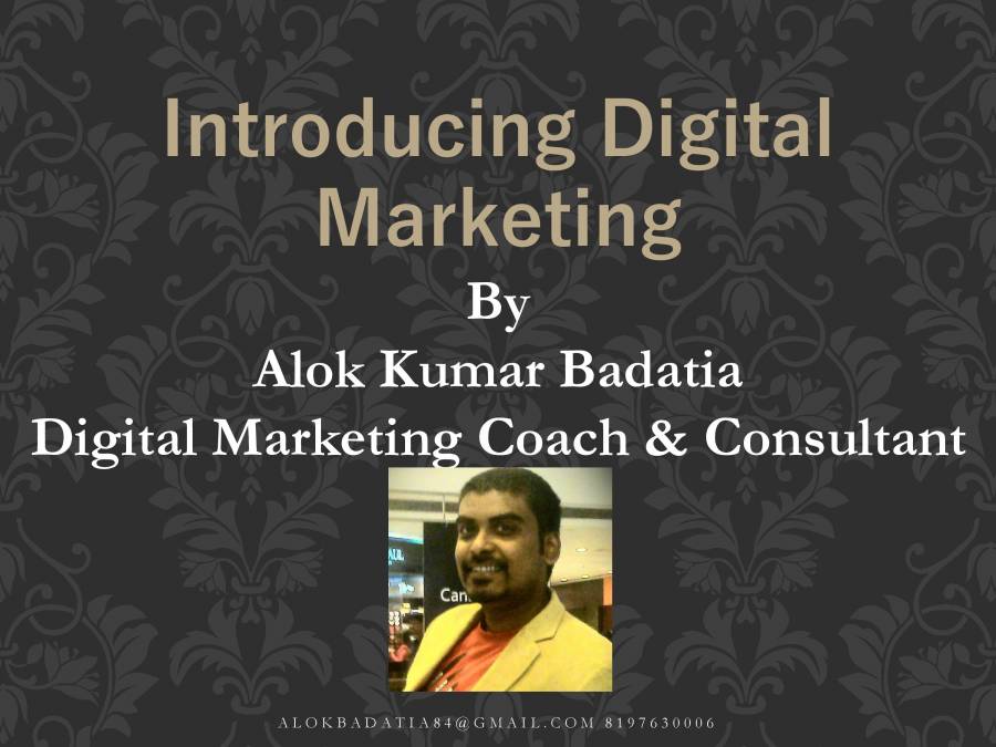 Introduction To Digital Marketing - PowerPoint Slides - LearnPick India