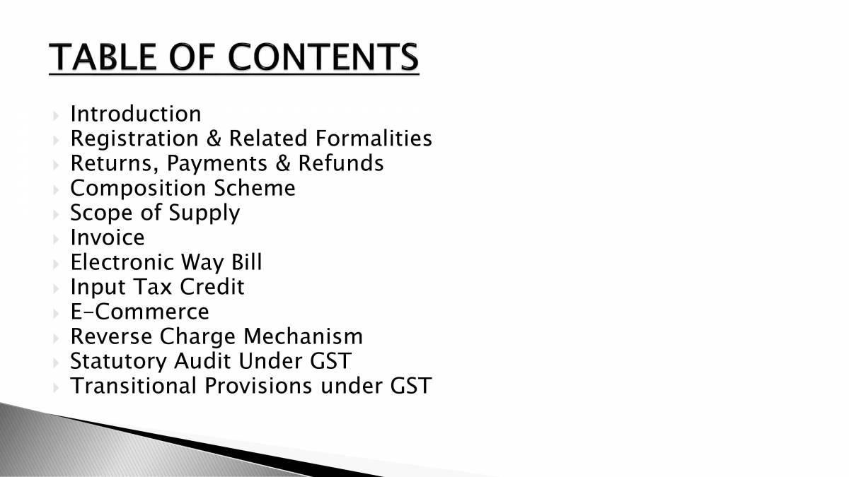 GST Complete Summaries - PowerPoint Slides - LearnPick India