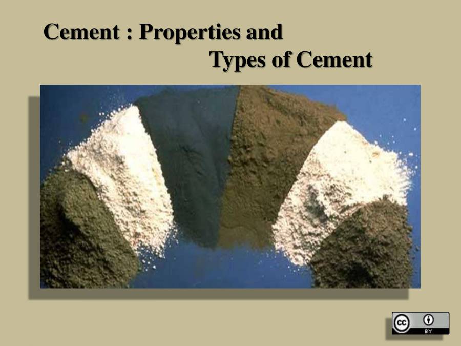 Cement - PowerPoint Slides - LearnPick India