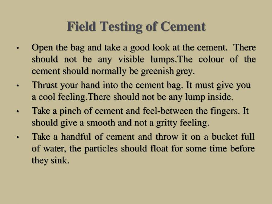 Cement - PowerPoint Slides - LearnPick India