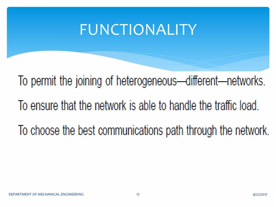 Internetworking Devices - PowerPoint Slides - LearnPick India
