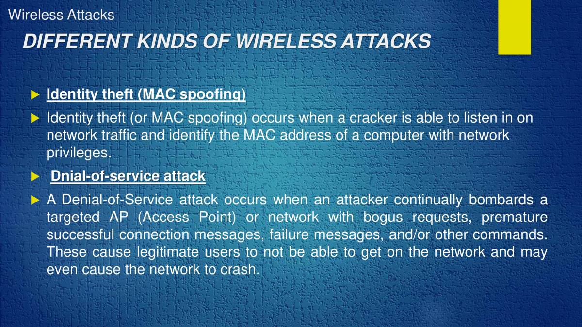 Wireless Communication Security - PowerPoint Slides - LearnPick India