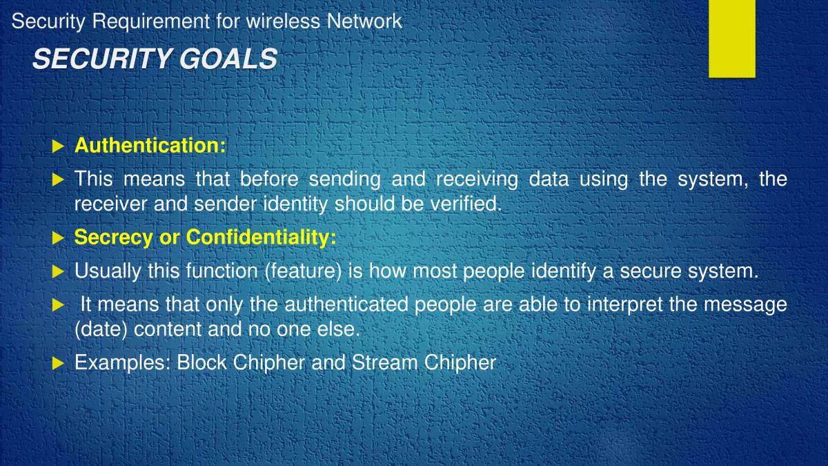 Wireless Communication Security - PowerPoint Slides - LearnPick India