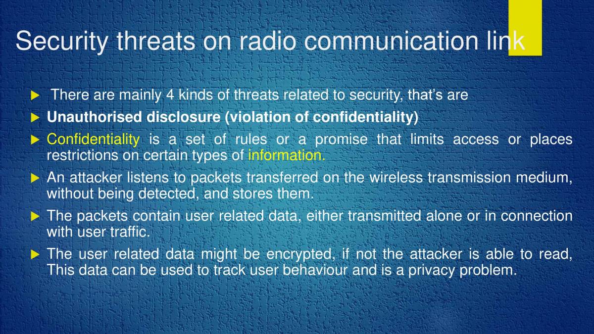 Wireless Communication Security - PowerPoint Slides - LearnPick India