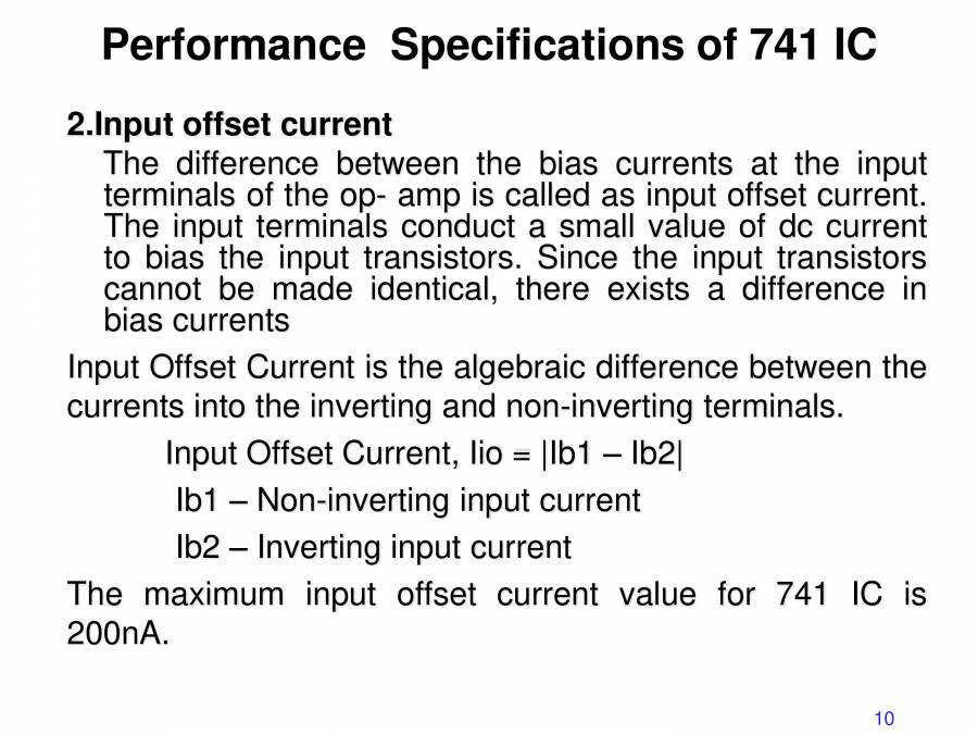 OP-Amps - PowerPoint Slides - LearnPick India