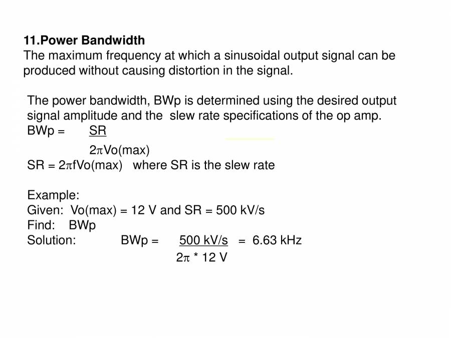 OP-Amps - PowerPoint Slides - LearnPick India
