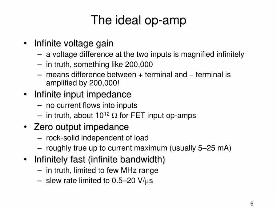 OP-Amps - PowerPoint Slides - LearnPick India