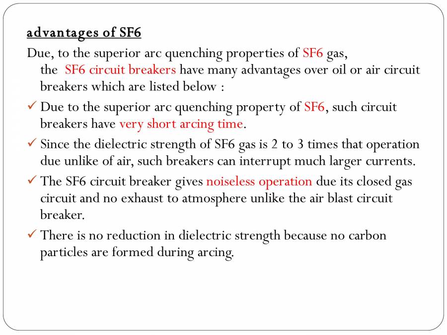 SF6 Circuit Breaker - PowerPoint Slides - LearnPick India