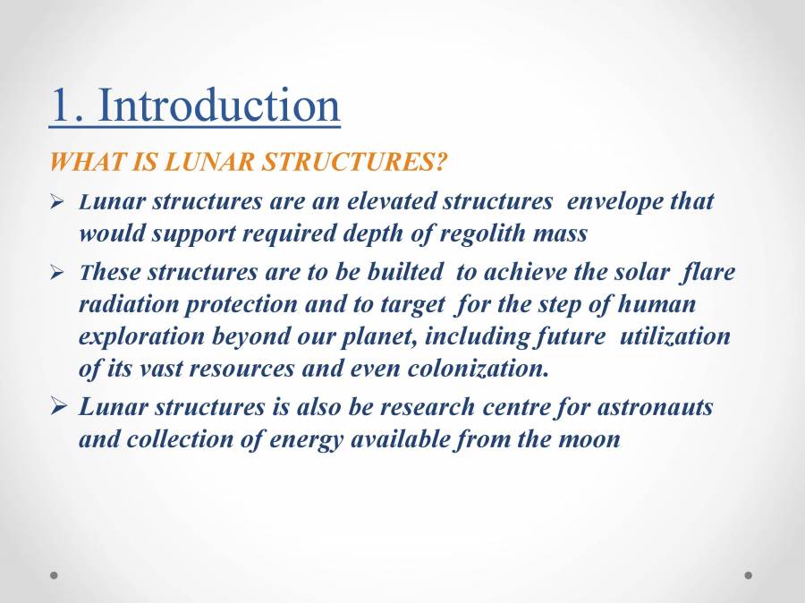 Lunar Construction - PowerPoint Slides - LearnPick India