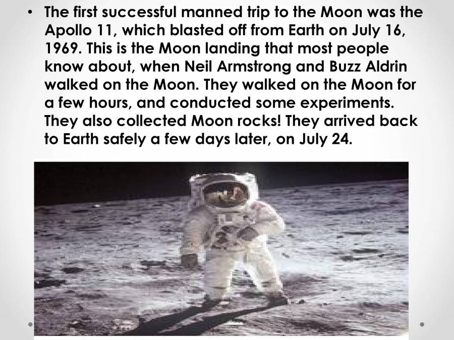 Powrpoint First Moon Landing