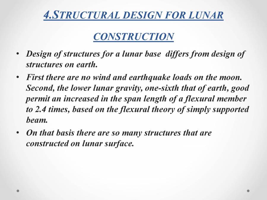 Lunar Construction - PowerPoint Slides - LearnPick India