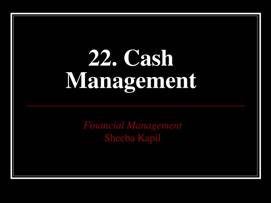 Free PPT Slides for Financial Management - Download Now - LearnPick