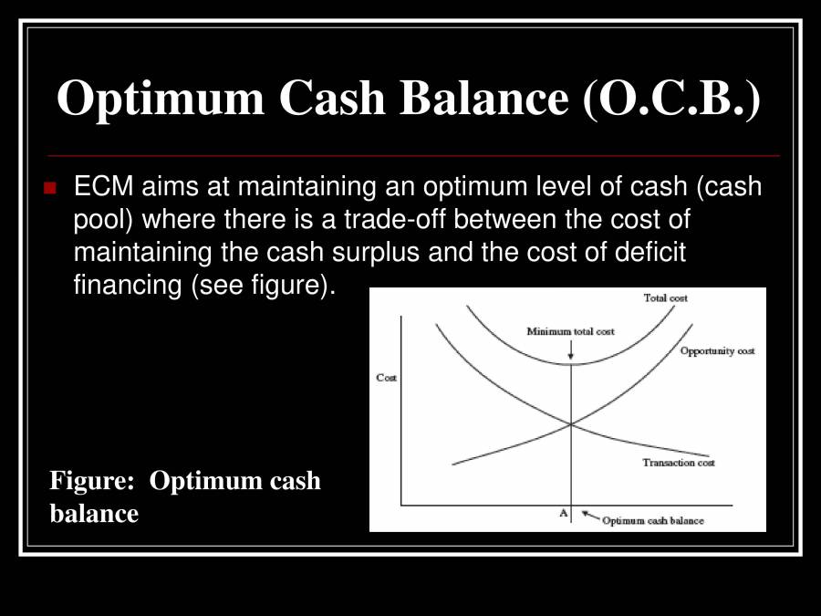 Management Of Cash - PowerPoint Slides - LearnPick India