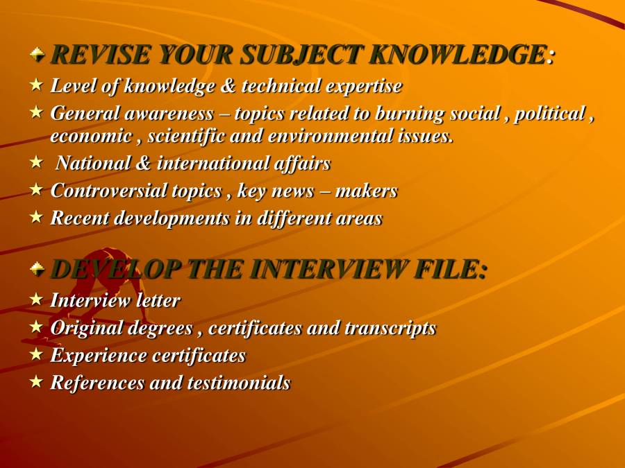 Interview Skills - PowerPoint Slides - LearnPick India