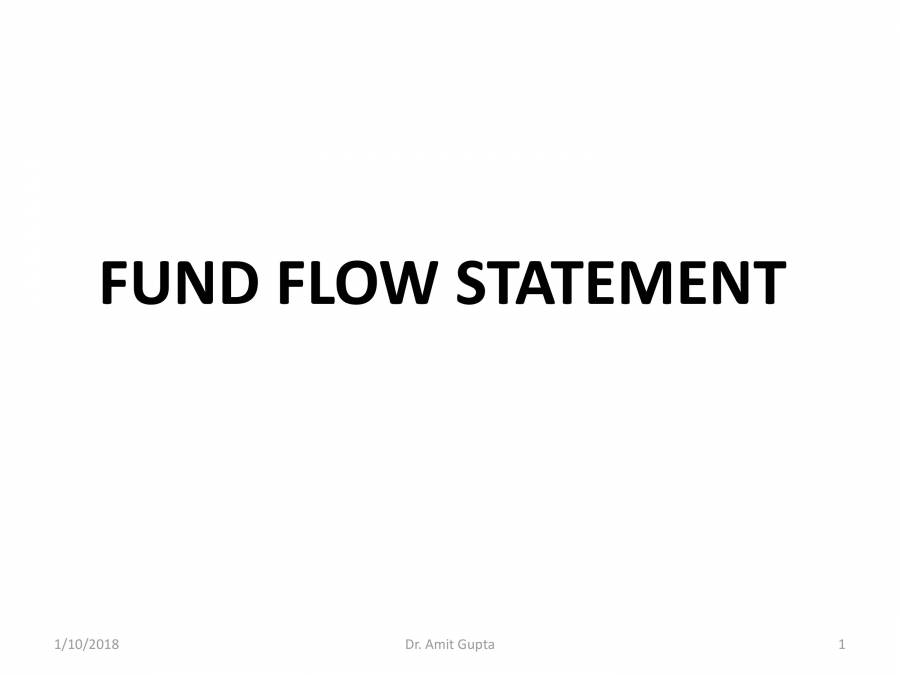 Fund Flow Statement - PowerPoint Slides - LearnPick India