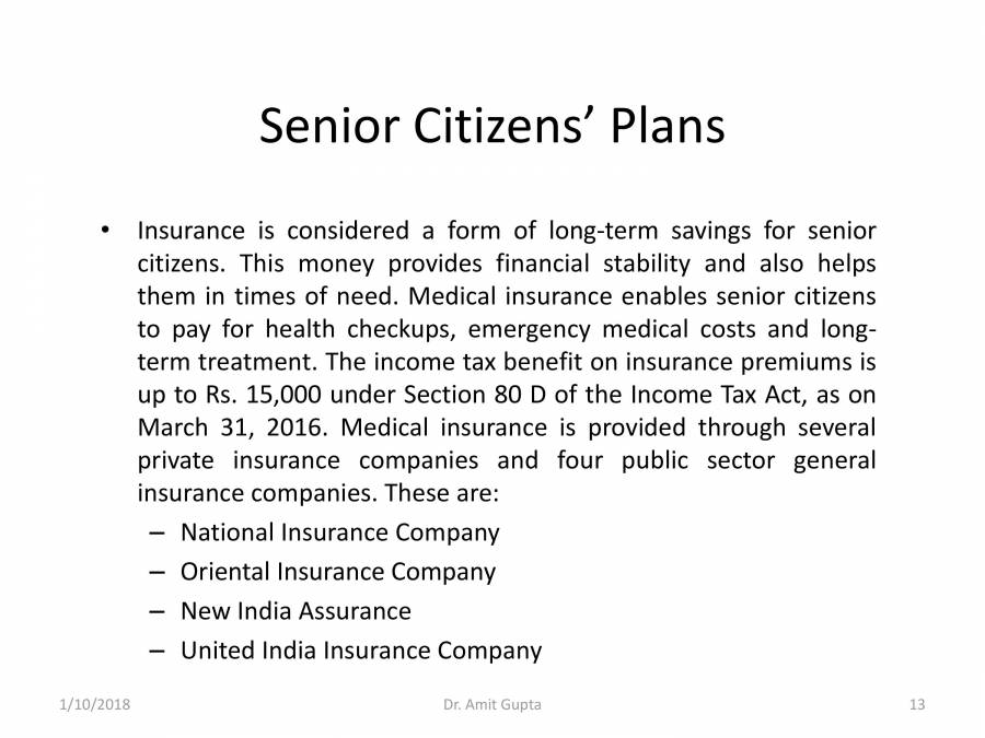 Health Insurance - PowerPoint Slides - LearnPick India
