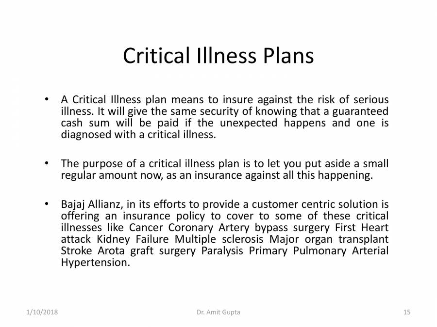 Health Insurance - PowerPoint Slides - LearnPick India