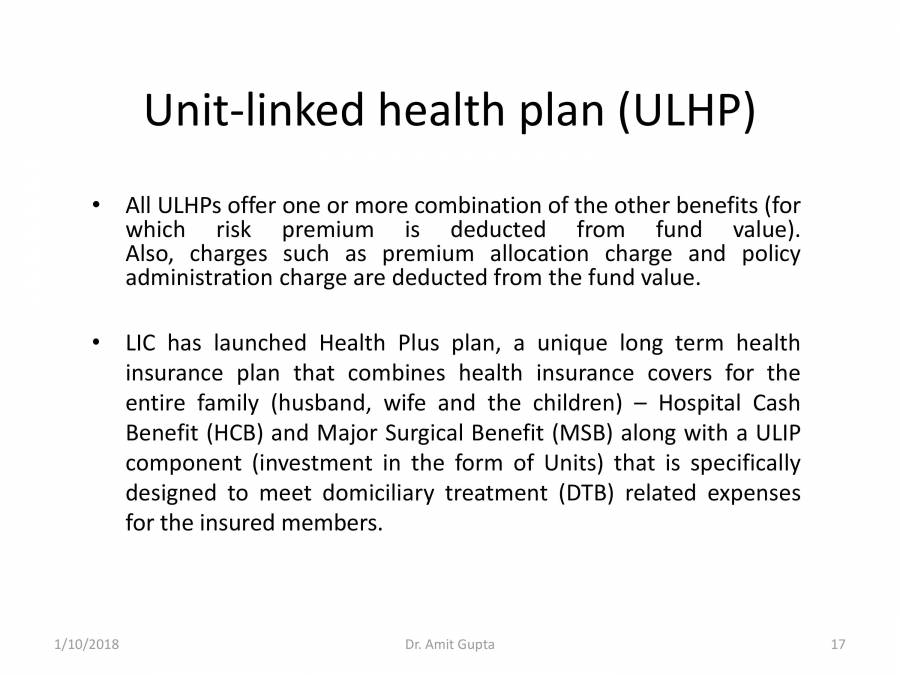 Health Insurance - PowerPoint Slides - LearnPick India