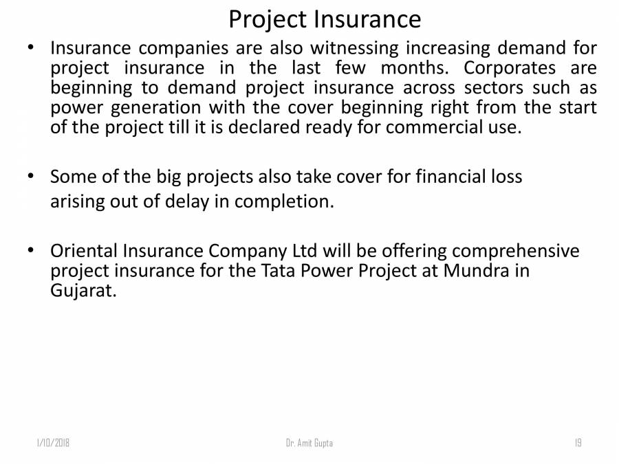 Indian Insurance - PowerPoint Slides - LearnPick India
