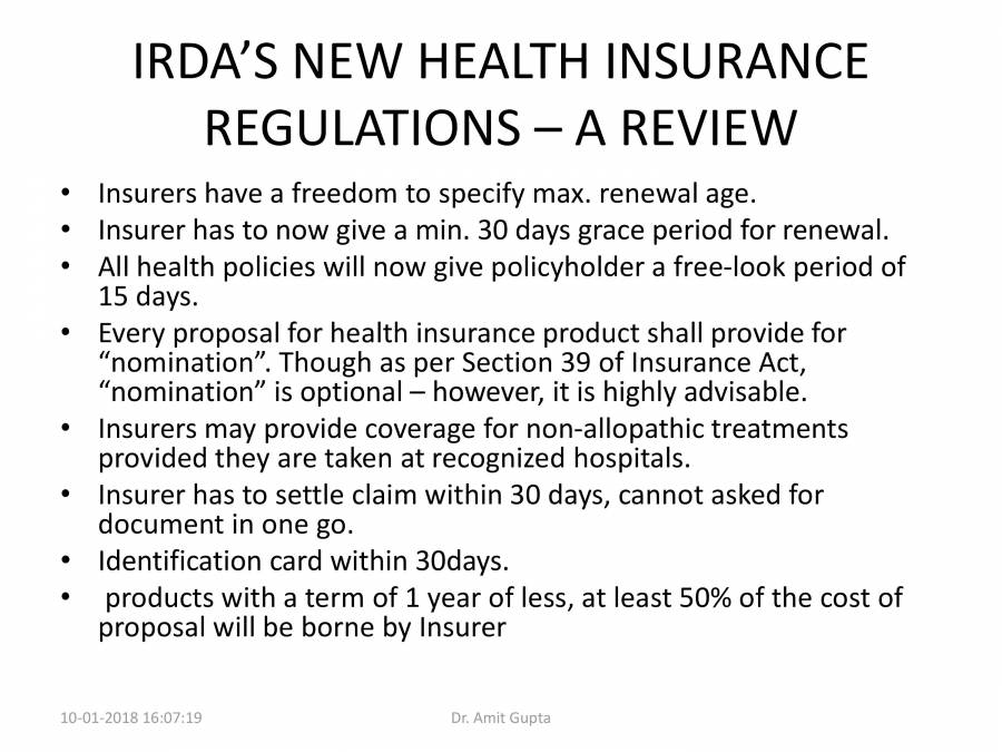 Insurance Regulatory And Development Authority Of India - PowerPoint ...