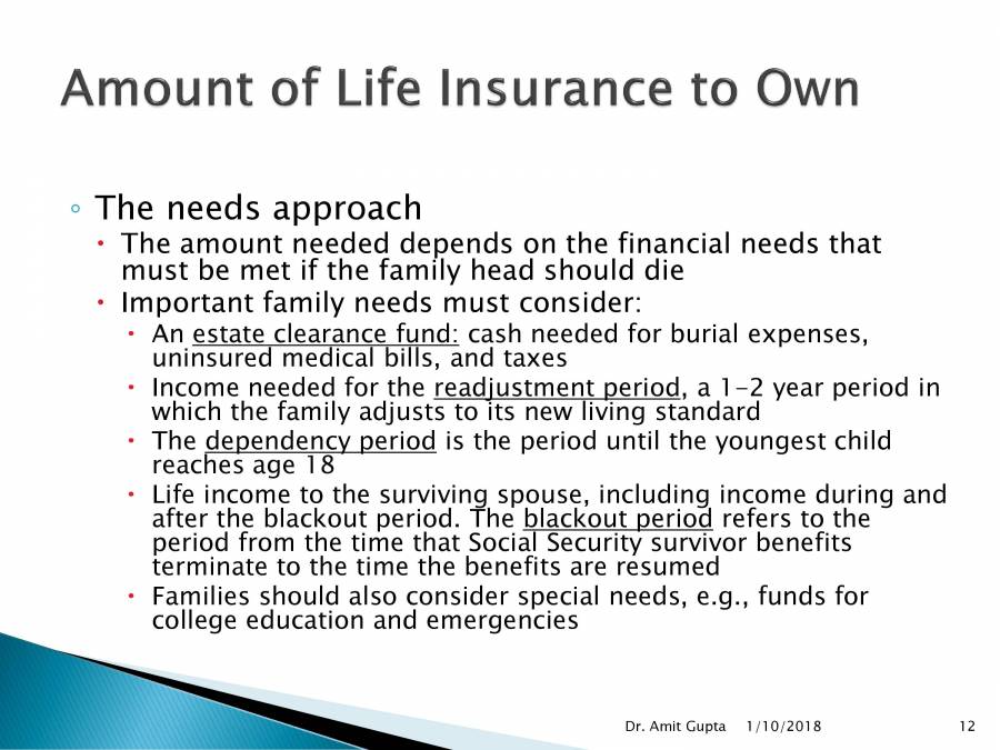 Life Insurance - PowerPoint Slides - LearnPick India