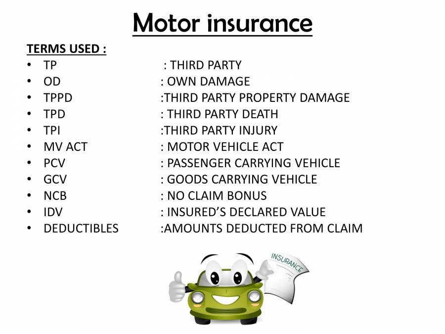 Motor Insurance - PowerPoint Slides - LearnPick India