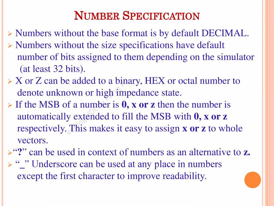 Verilog Hdl Lecture Series 1 Powerpoint Slides Learnpick India
