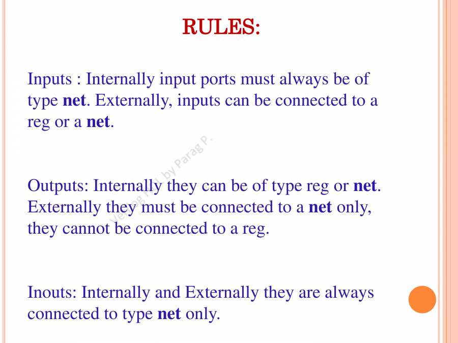 Verilog Hdl Lecture Series 1 Powerpoint Slides Learnpick India