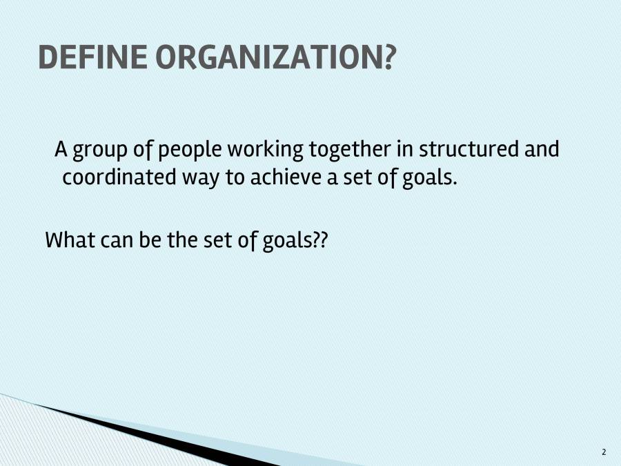 Principle Of Management - Organization - PowerPoint Slides - LearnPick ...