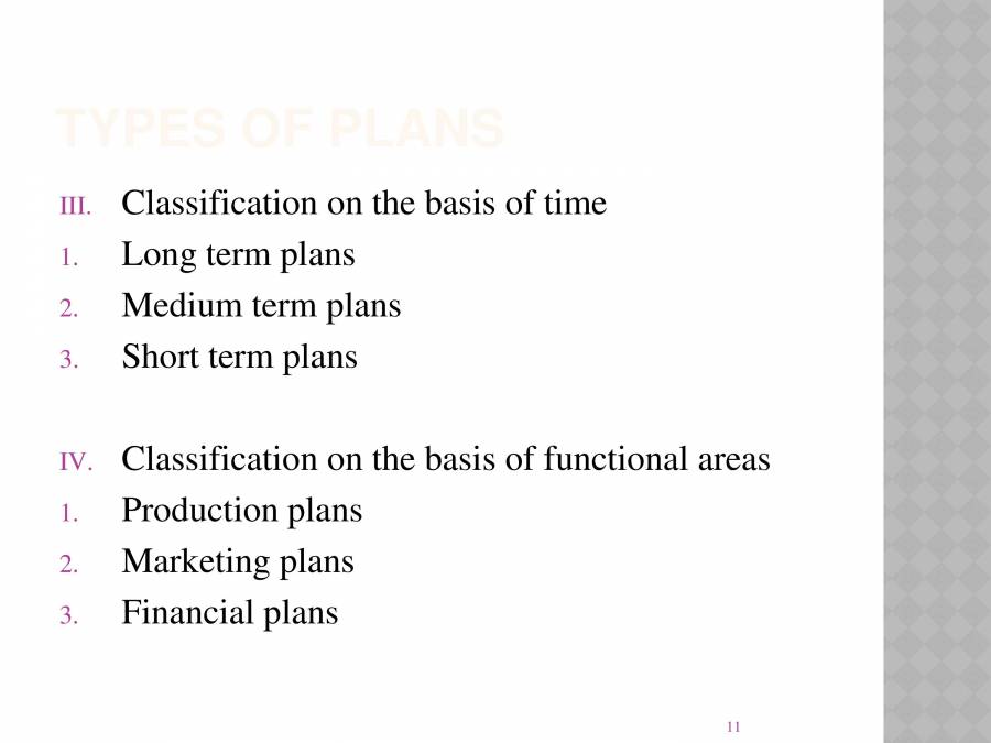 Principle Of Management - Planning - PowerPoint Slides - LearnPick India