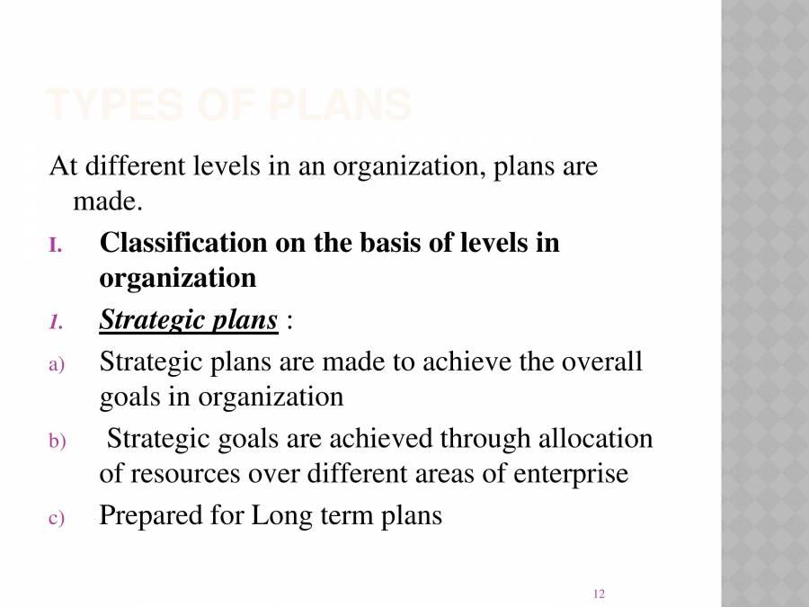 Principle Of Management - Planning - PowerPoint Slides - LearnPick India
