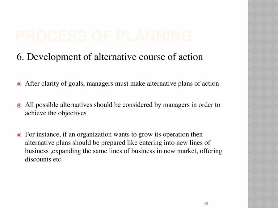 Principle Of Management - Planning - PowerPoint Slides - LearnPick India